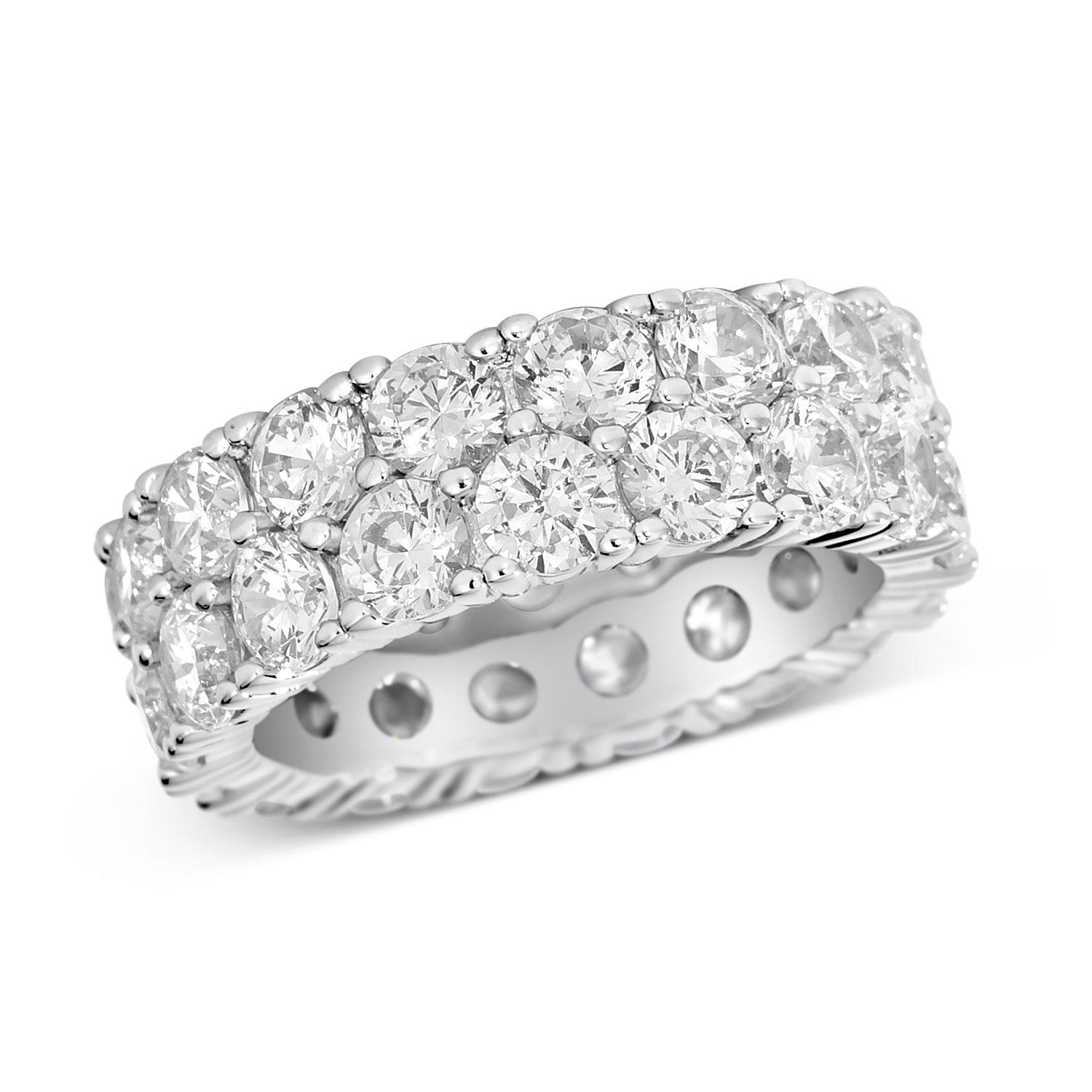 Double Row Infinity Ring 8 Carat – Anna Zuckerman