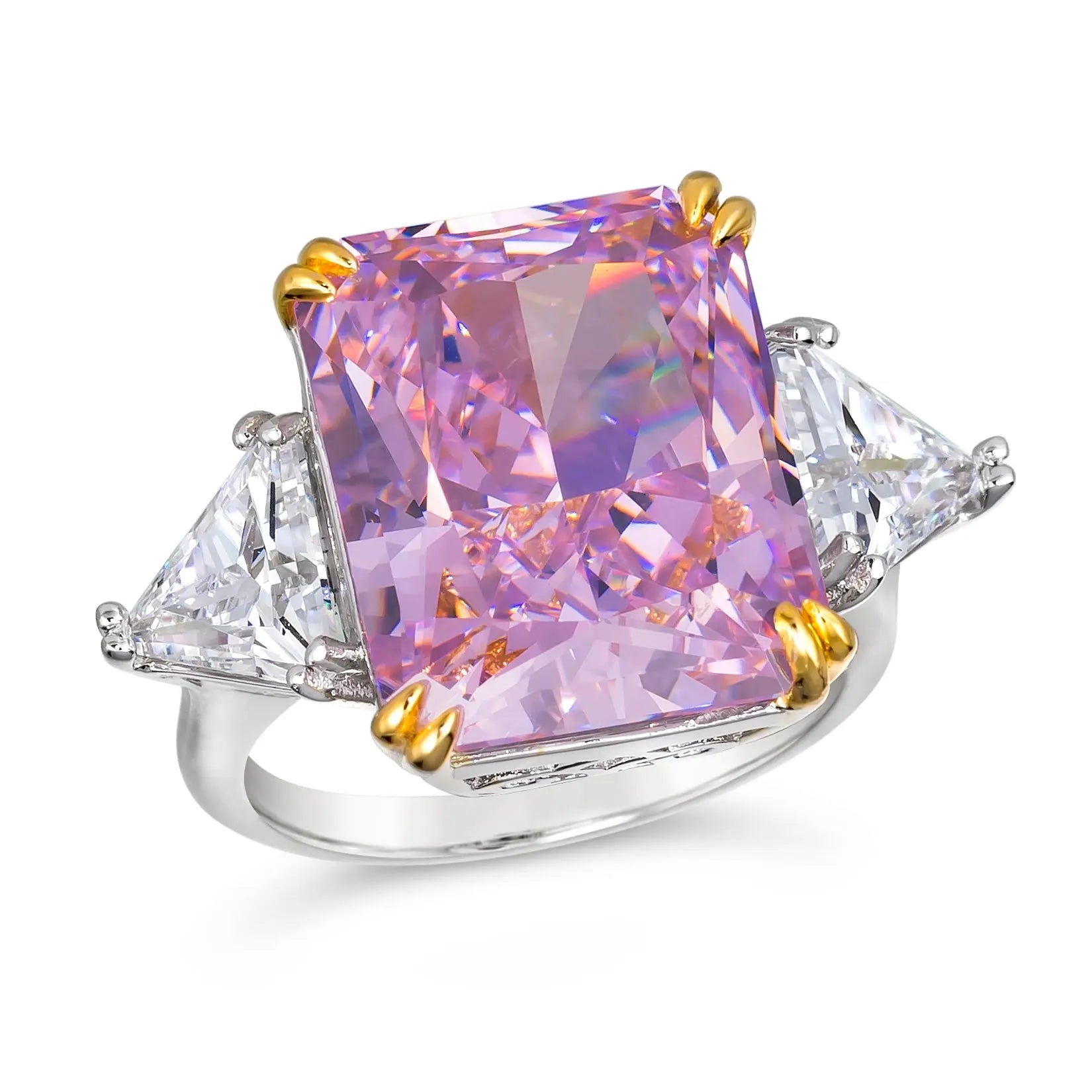 Anna Zuckerman Malibu 10 Carat Argyle Pink Crystalline Ring