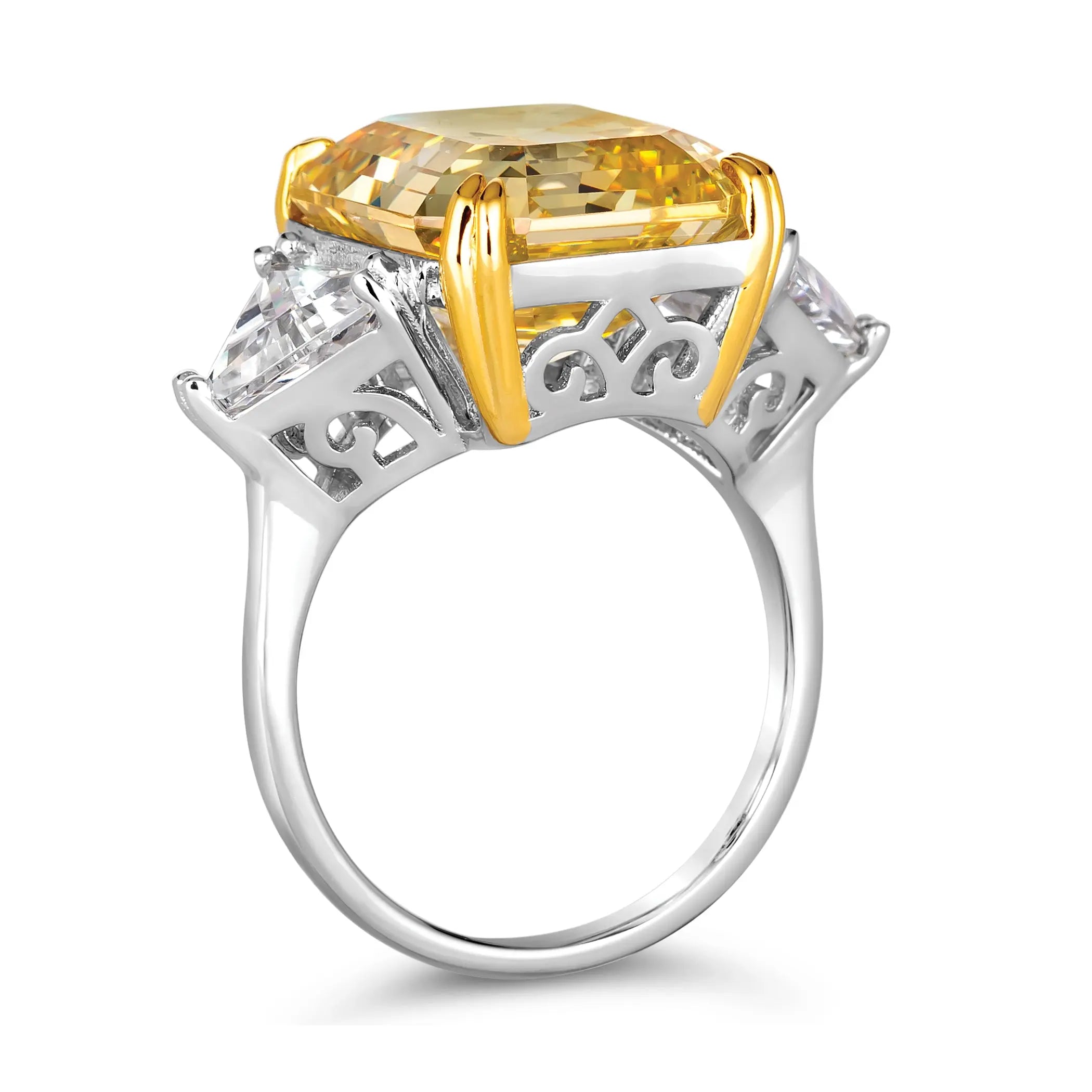 Anna Zuckerman Malibu 10 Carat Canary Yellow Ring