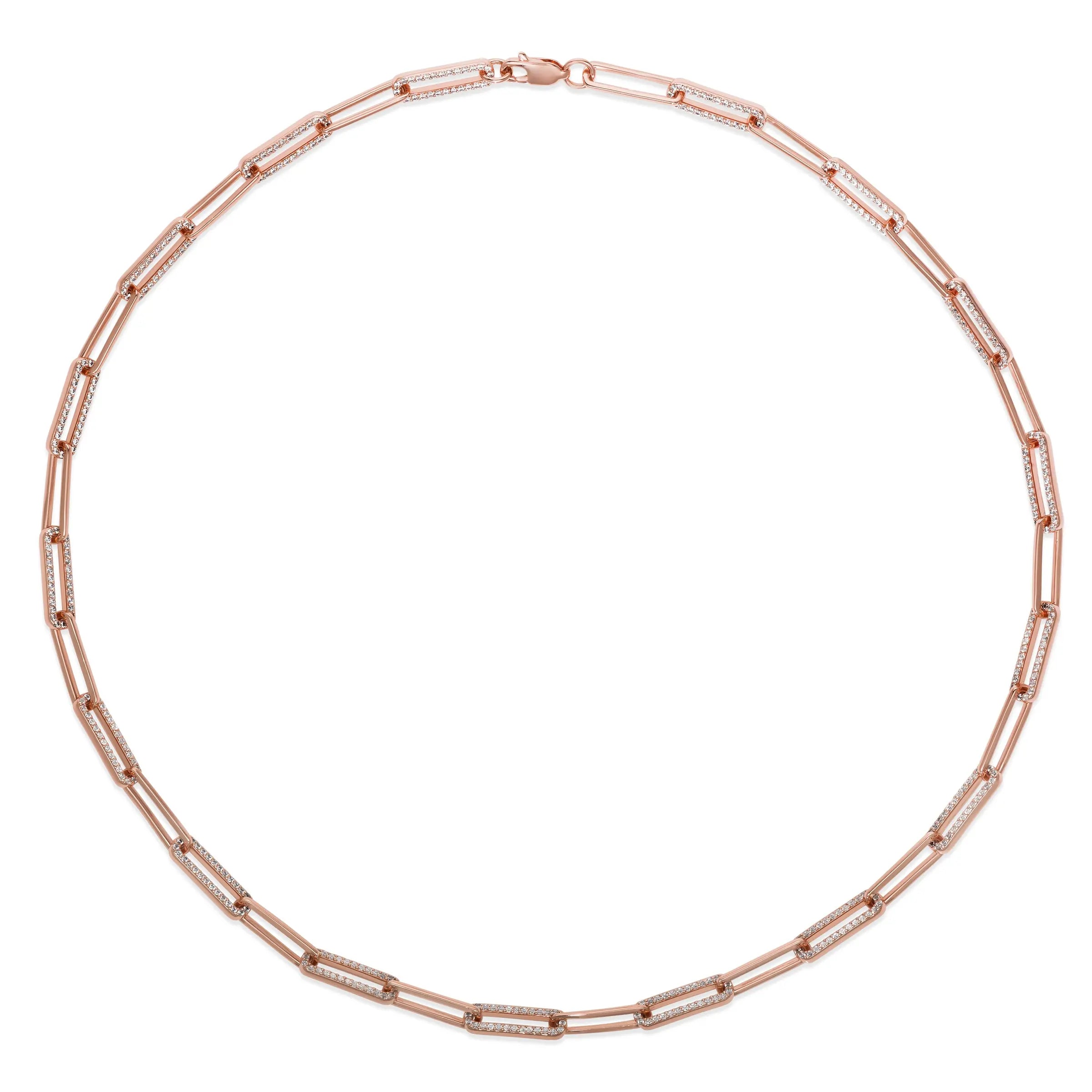 Anna Zuckerman Paloma Paper Clip Necklace